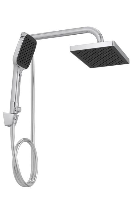 Chuveiro Retangular de Parede 26,5cm com Desviador Cromado 2086.C.DES ...