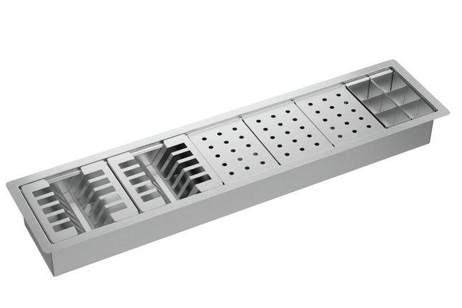 Calha Organizadora De Cozinha Em Inox AC.210.90.ORG.INX | DECA