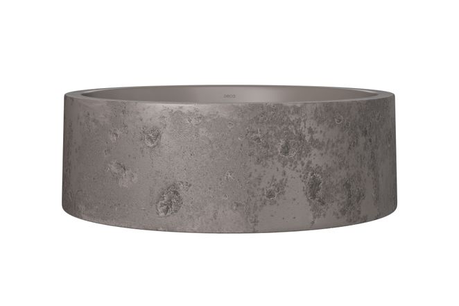 Cuba de Apoio Redonda Concreto Arquitetônico 40cm Mocha L.12040.ETR.64 ...