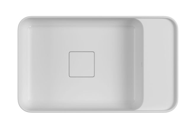 Cuba Retangular Suspensa 50cm com Deck Branco L.43050.MD.17 | DECA